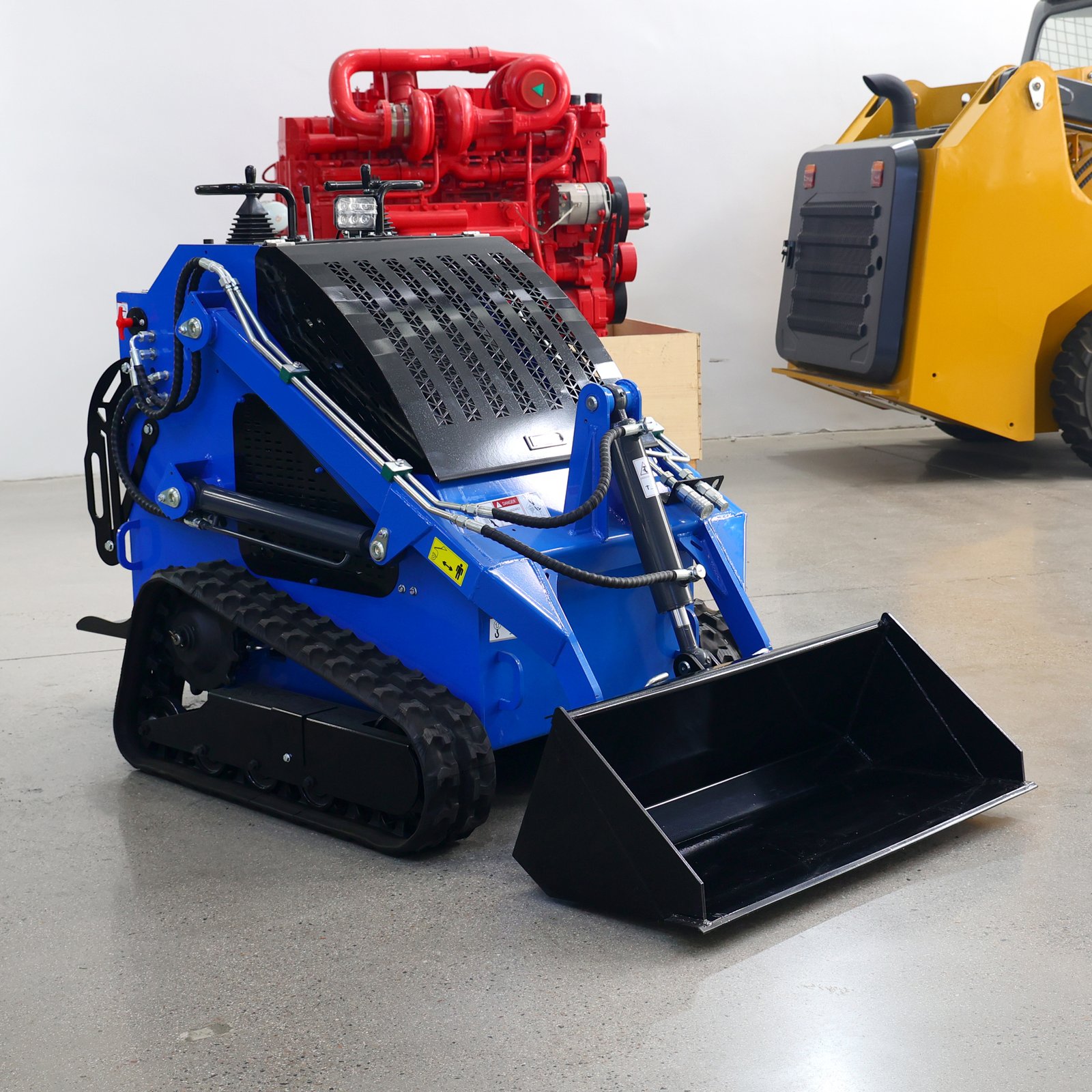 Walk Behind Mini Skid Steer Loader Hot Selling Small Front End Loader ...